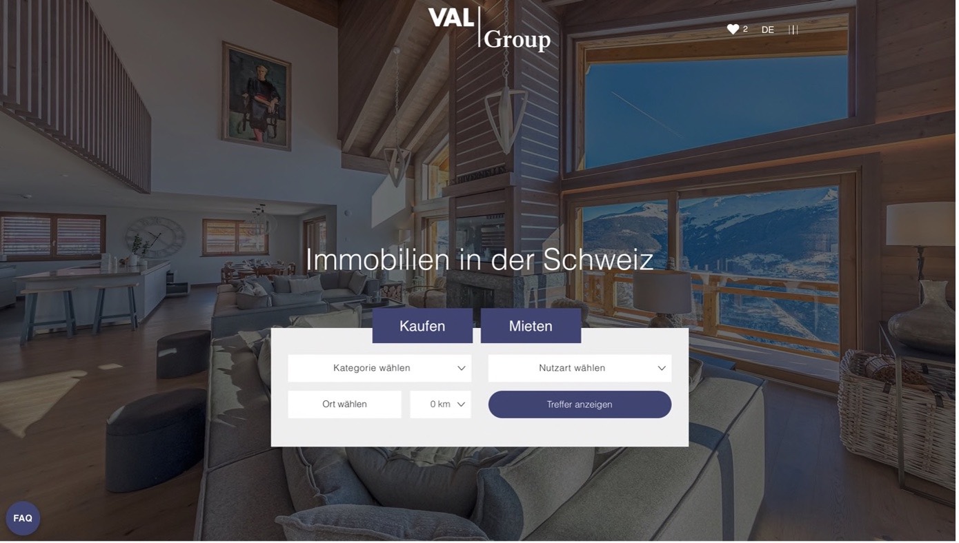 Unser neuer Webauftritt: Herzlich willkommen! - VAL Group AG